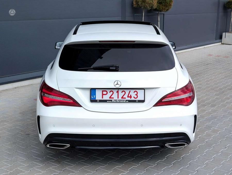 White Mercedes-Benz CLA 220 2017 in Siauliai, with an engine capacity of 2.14 L and mileage of 247 thousand km for 14300 €, photo 7 on AUTOMOTO.COM.LV