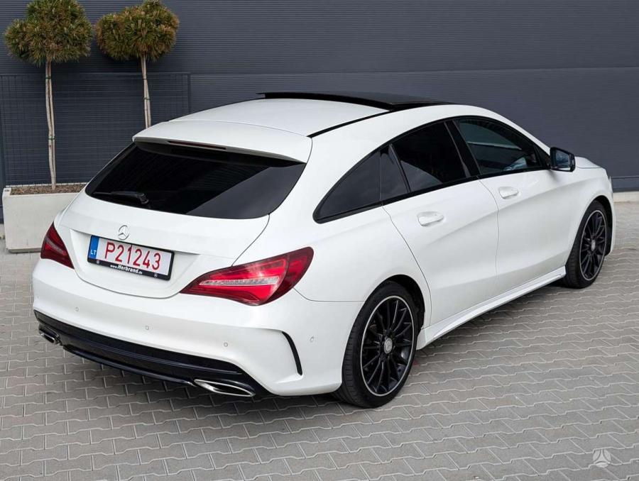 White Mercedes-Benz CLA 220 2017 in Siauliai, with an engine capacity of 2.14 L and mileage of 247 thousand km for 14300 €, photo 8 on AUTOMOTO.COM.LV
