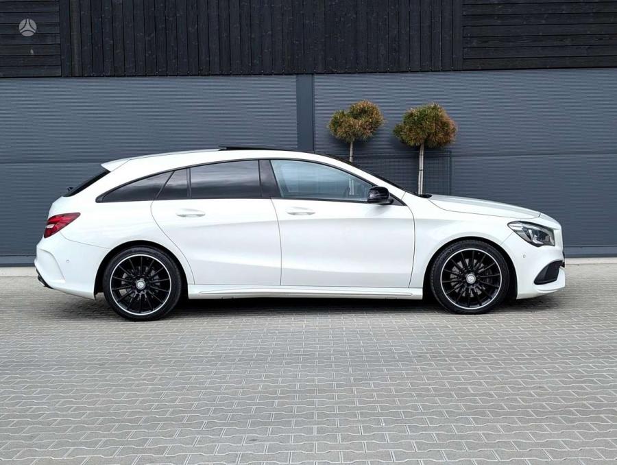 White Mercedes-Benz CLA 220 2017 in Siauliai, with an engine capacity of 2.14 L and mileage of 247 thousand km for 14300 €, photo 9 on AUTOMOTO.COM.LV