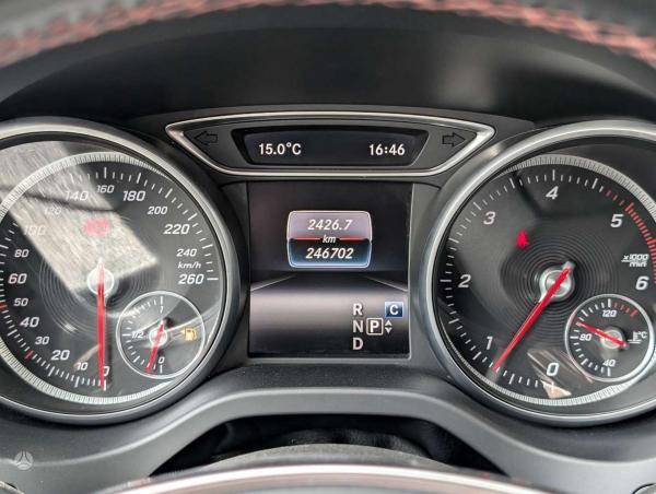 White Mercedes-Benz CLA 220 2017 in Siauliai, with an engine capacity of 2.14 L and mileage of 247 thousand km for 14300 €, photo 9 on AUTOMOTO.COM.LV