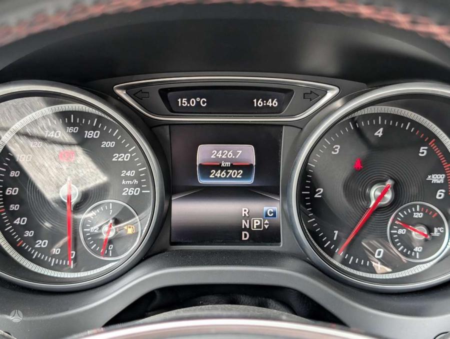 White Mercedes-Benz CLA 220 2017 in Siauliai, with an engine capacity of 2.14 L and mileage of 247 thousand km for 14300 €, photo 10 on AUTOMOTO.COM.LV