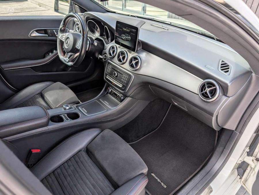 White Mercedes-Benz CLA 220 2017 in Siauliai, with an engine capacity of 2.14 L and mileage of 247 thousand km for 14300 €, photo 13 on AUTOMOTO.COM.LV
