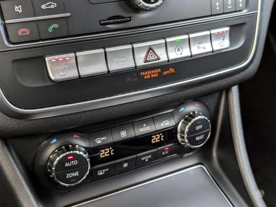 White Mercedes-Benz CLA 220 2017 in Siauliai, with an engine capacity of 2.14 L and mileage of 247 thousand km for 14300 €, photo 31 on AUTOMOTO.COM.LV