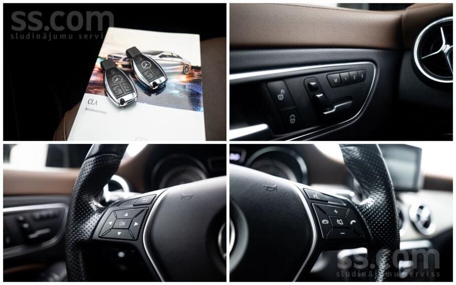 Melns Mercedes-Benz CLA 250 2014 Tallina, ar dzinēja tilpumu 2.00 L un nobraukumu 216 tūkst. km par 13499 €, foto 14 vietnē AUTOMOTO.COM.LV