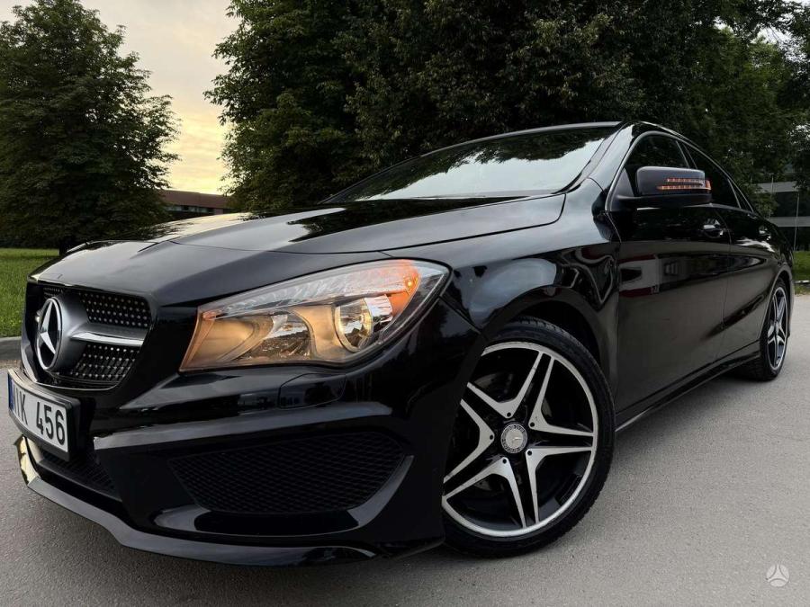Black Mercedes-Benz CLA 250 2014 in Kaunas, with an engine capacity of 1.99 L and mileage of 220 thousand km for 9750 €, photo 1 on AUTOMOTO.COM.LV