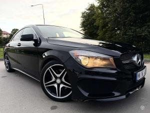 Black Mercedes-Benz CLA 250 2014 in Kaunas, with an engine capacity of 1.99 L and mileage of 220 thousand km for 9750 €, photo 3 on AUTOMOTO.COM.LV