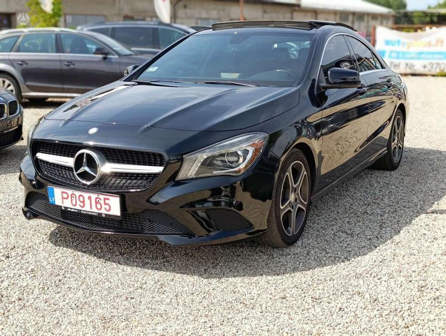 Melns Mercedes-Benz CLA 250 2014 Ukmergė, ar dzinēja tilpumu 1.99 L un nobraukumu 125 tūkst. km par 10600 €, foto 3 vietnē AUTOMOTO.COM.LV
