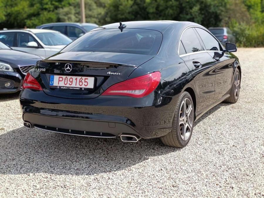 Melns Mercedes-Benz CLA 250 2014 Ukmergė, ar dzinēja tilpumu 1.99 L un nobraukumu 125 tūkst. km par 10600 €, foto 5 vietnē AUTOMOTO.COM.LV