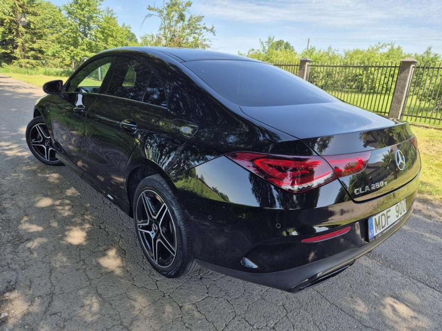 Black Mercedes-Benz CLA 250 2020 in Raseiniai, with an engine capacity of 1.30 L and mileage of 71 thousand km for 23500 €, photo 5 on AUTOMOTO.COM.LV