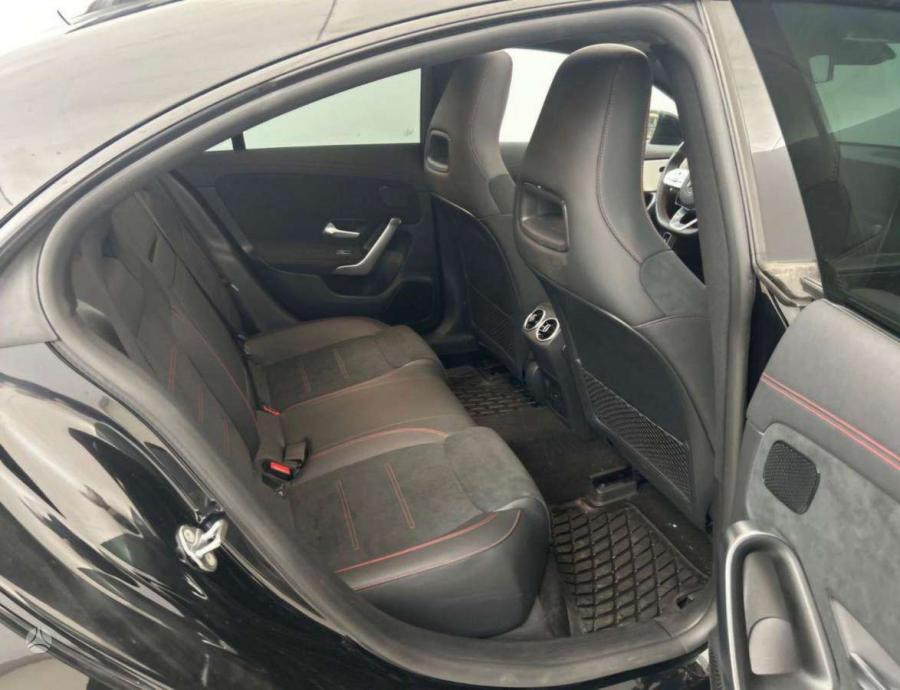 Black Mercedes-Benz CLA 250 2022 in Vilnius, with an engine capacity of 1.40 L and mileage of 46 thousand km for 29890 €, photo 14 on AUTOMOTO.COM.LV