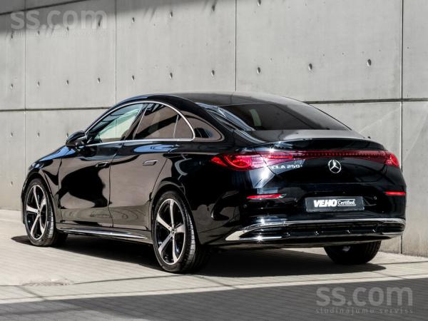 Black Mercedes-Benz CLA 250 2025 in Riga, with an engine capacity of 0.00 L and mileage of 4 thousand km for 55900 €, photo 7 on AUTOMOTO.COM.LV