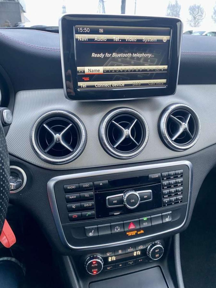 Black Mercedes-Benz CLA 250 2014 in Kaunas, with an engine capacity of 0.25 L and mileage of 90 thousand km for 11900 €, photo 16 on AUTOMOTO.COM.LV