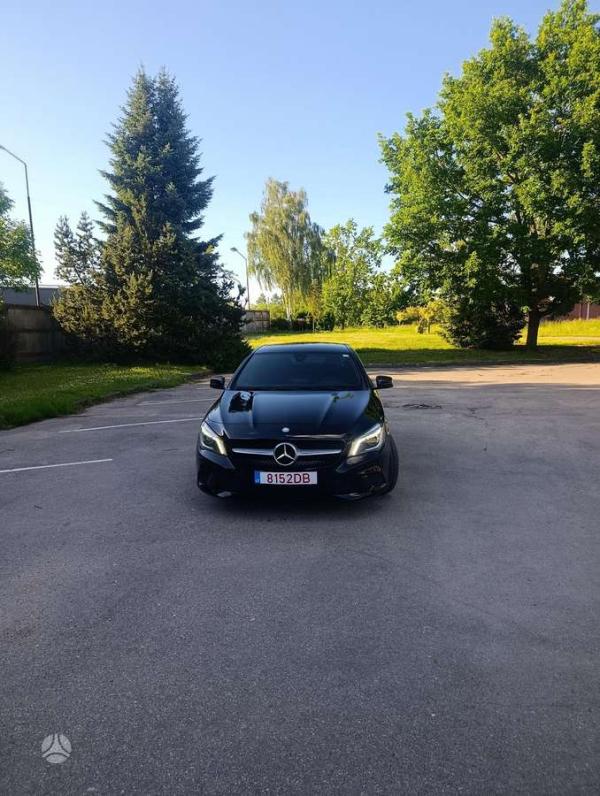 Black Mercedes-Benz CLA 250 2015 in Kaunas, with an engine capacity of 2.00 L and mileage of 140 thousand km for 13500 €, photo 1 on AUTOMOTO.COM.LV