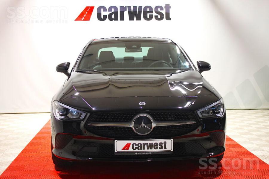 Black Mercedes-Benz CLA 250 2022 in Riga, with an engine capacity of 1.40 L and mileage of 27 thousand km for 32900 €, photo 3 on AUTOMOTO.COM.LV