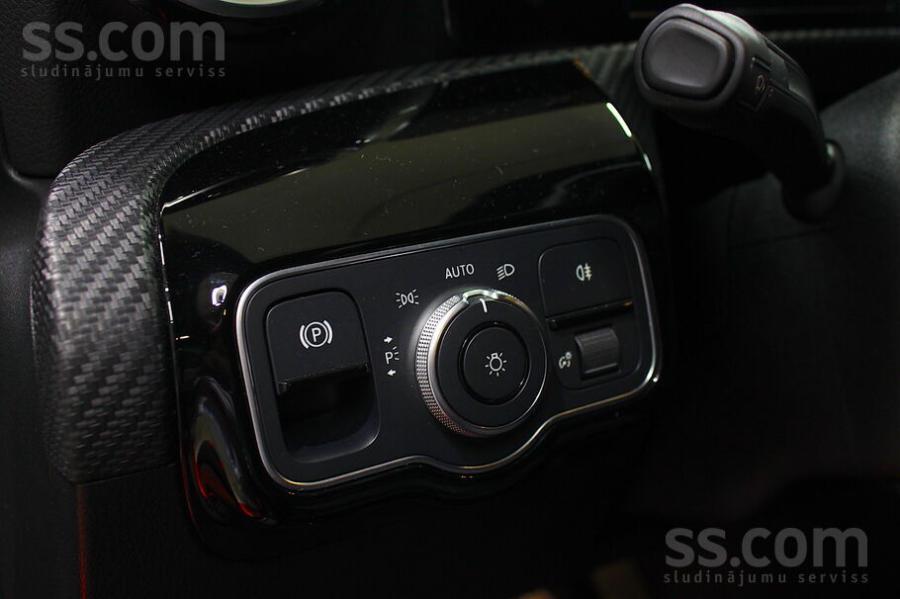 Black Mercedes-Benz CLA 250 2022 in Riga, with an engine capacity of 1.40 L and mileage of 27 thousand km for 32900 €, photo 12 on AUTOMOTO.COM.LV