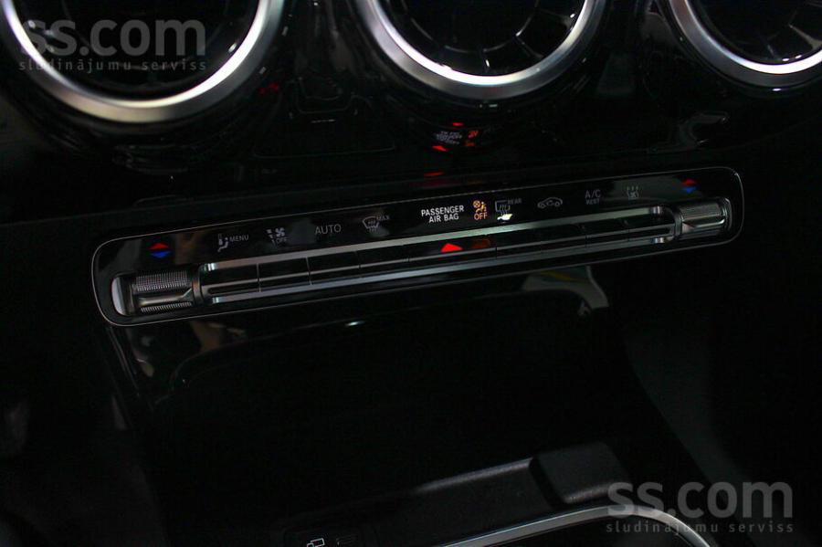 Black Mercedes-Benz CLA 250 2022 in Riga, with an engine capacity of 1.40 L and mileage of 27 thousand km for 32900 €, photo 23 on AUTOMOTO.COM.LV