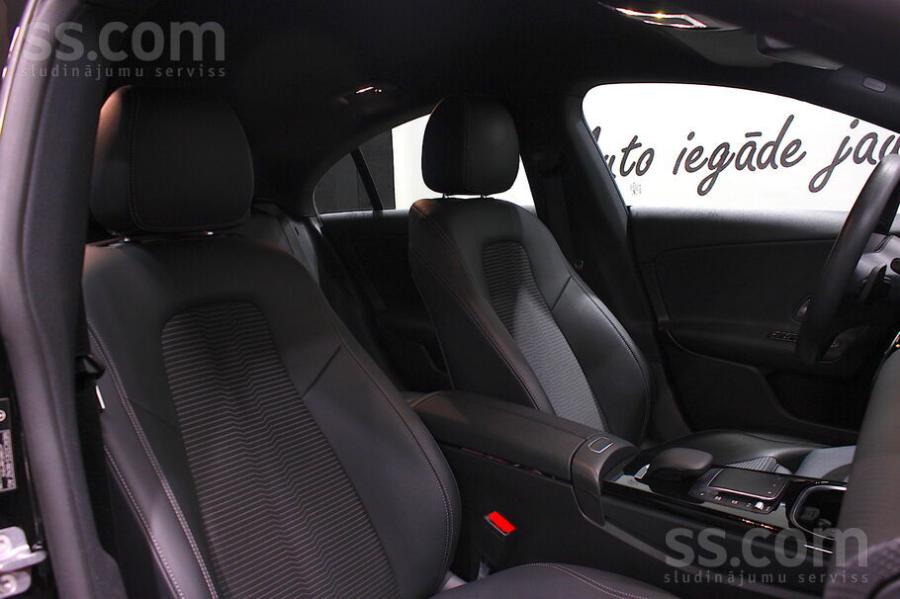 Black Mercedes-Benz CLA 250 2022 in Riga, with an engine capacity of 1.40 L and mileage of 27 thousand km for 32900 €, photo 27 on AUTOMOTO.COM.LV
