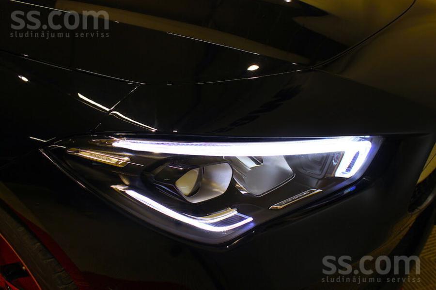 Black Mercedes-Benz CLA 250 2022 in Riga, with an engine capacity of 1.40 L and mileage of 27 thousand km for 32900 €, photo 34 on AUTOMOTO.COM.LV