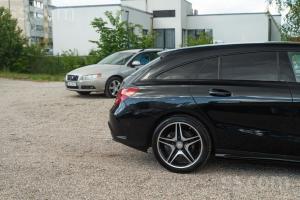 Black Mercedes-Benz CLA 250 2015 in Liepaja, with an engine capacity of 2.00 L and mileage of 179 thousand km for 14900 €, photo 15 on AUTOMOTO.COM.LV