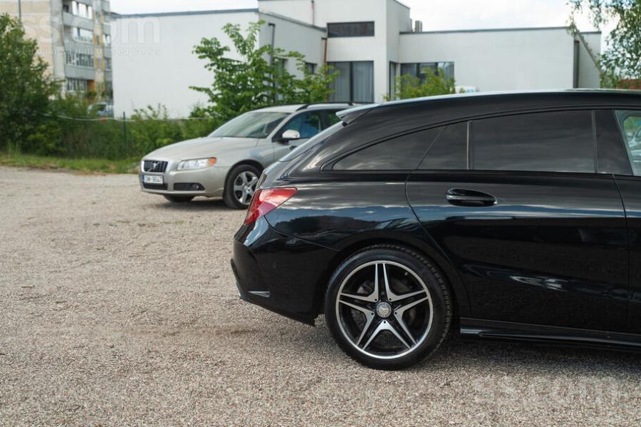 Black Mercedes-Benz CLA 250 2015 in Liepaja, with an engine capacity of 2.00 L and mileage of 179 thousand km for 14900 €, photo 15 on AUTOMOTO.COM.LV
