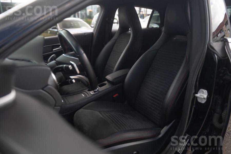 Black Mercedes-Benz CLA 250 2015 in Liepaja, with an engine capacity of 2.00 L and mileage of 179 thousand km for 14900 €, photo 16 on AUTOMOTO.COM.LV