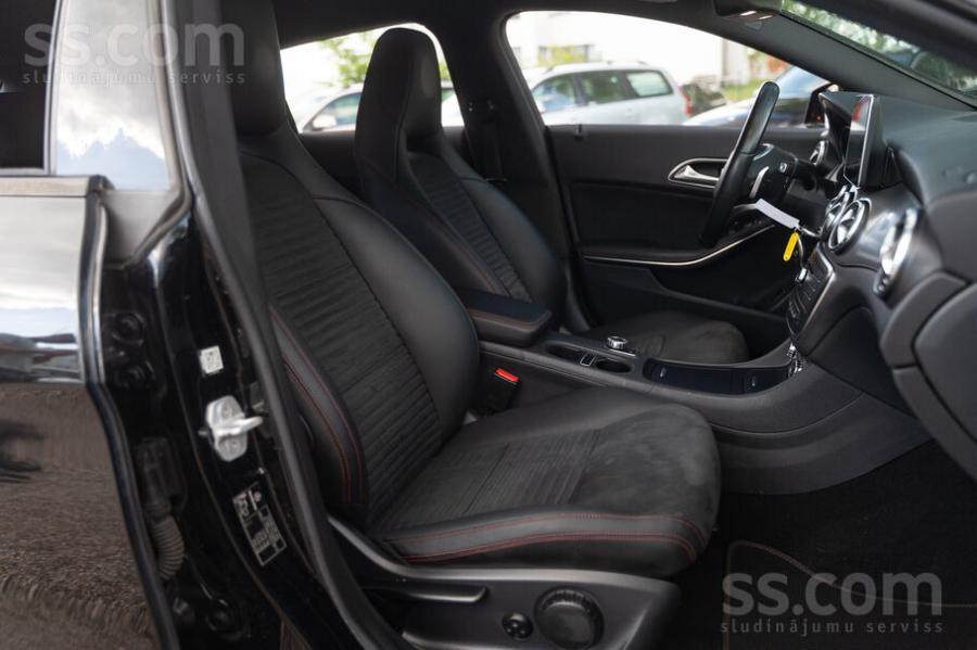 Black Mercedes-Benz CLA 250 2015 in Liepaja, with an engine capacity of 2.00 L and mileage of 179 thousand km for 14900 €, photo 17 on AUTOMOTO.COM.LV