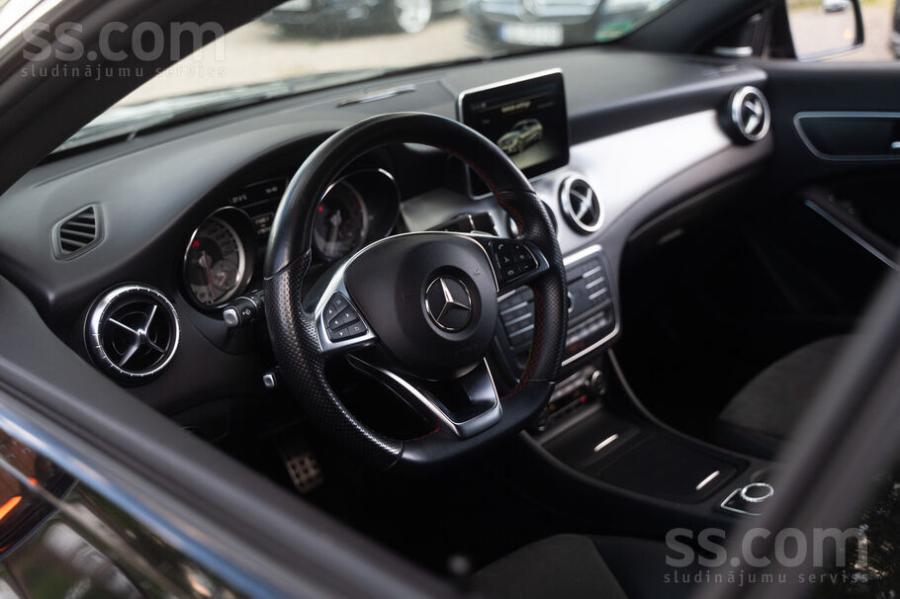 Black Mercedes-Benz CLA 250 2015 in Liepaja, with an engine capacity of 2.00 L and mileage of 179 thousand km for 14900 €, photo 19 on AUTOMOTO.COM.LV