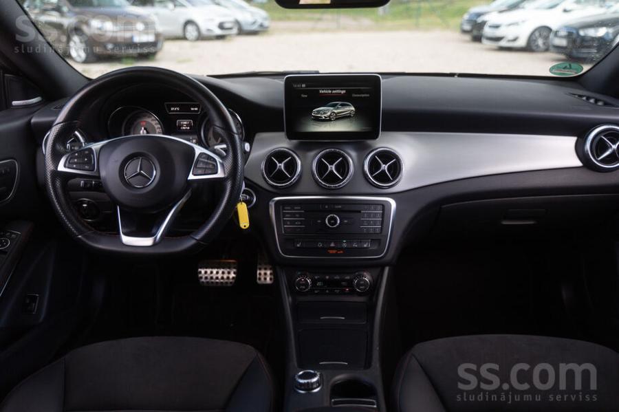 Black Mercedes-Benz CLA 250 2015 in Liepaja, with an engine capacity of 2.00 L and mileage of 179 thousand km for 14900 €, photo 26 on AUTOMOTO.COM.LV