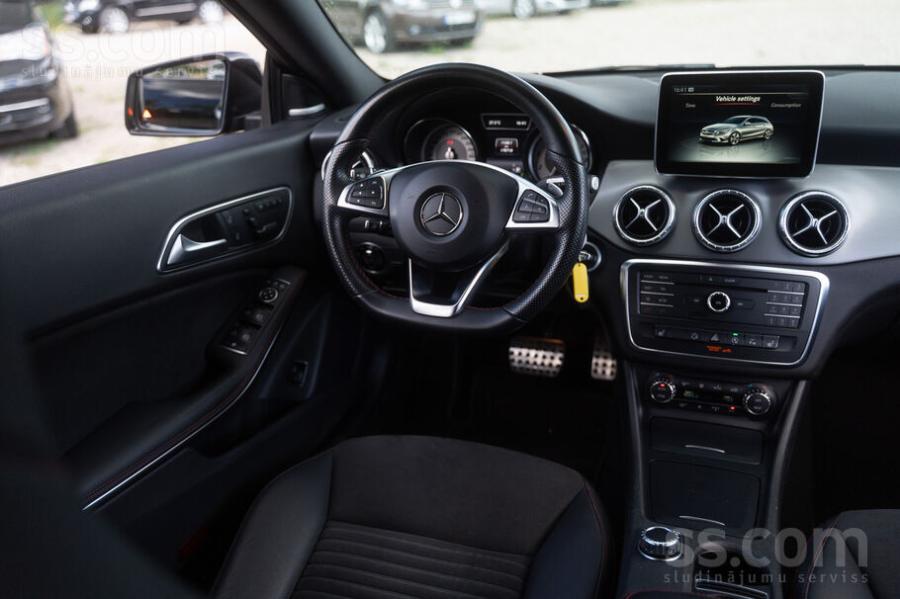 Black Mercedes-Benz CLA 250 2015 in Liepaja, with an engine capacity of 2.00 L and mileage of 179 thousand km for 14900 €, photo 27 on AUTOMOTO.COM.LV