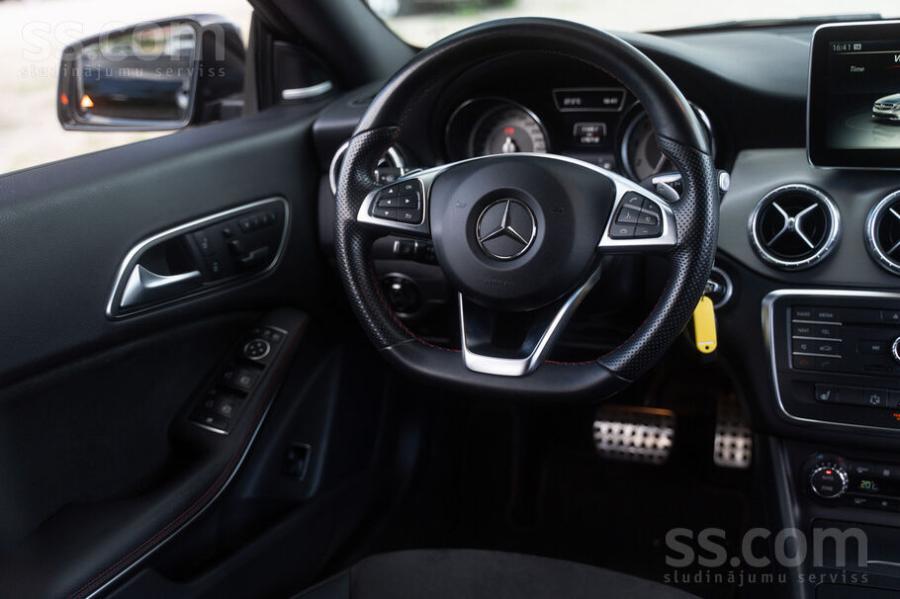 Black Mercedes-Benz CLA 250 2015 in Liepaja, with an engine capacity of 2.00 L and mileage of 179 thousand km for 14900 €, photo 28 on AUTOMOTO.COM.LV