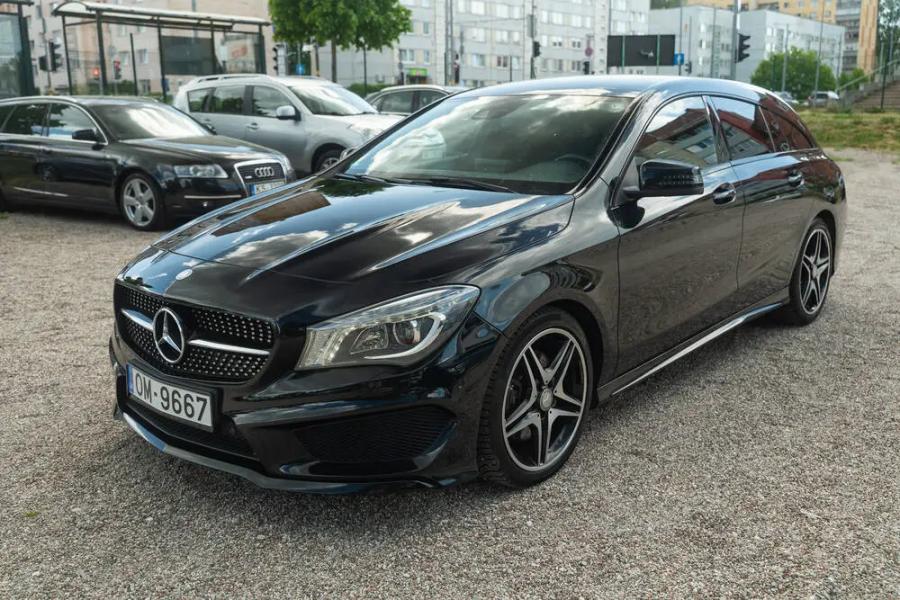 Melns Mercedes-Benz CLA 250 2015 Liepāja, ar dzinēja tilpumu 2.00 L un nobraukumu 179 tūkst. km par 14900 €, foto 1 vietnē AUTOMOTO.COM.LV