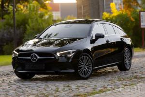 Black Mercedes-Benz CLA 250 2021 in Riga, with an engine capacity of 1.40 L and mileage of 258 thousand km for 18900 €, photo  on AUTOMOTO.COM.LV