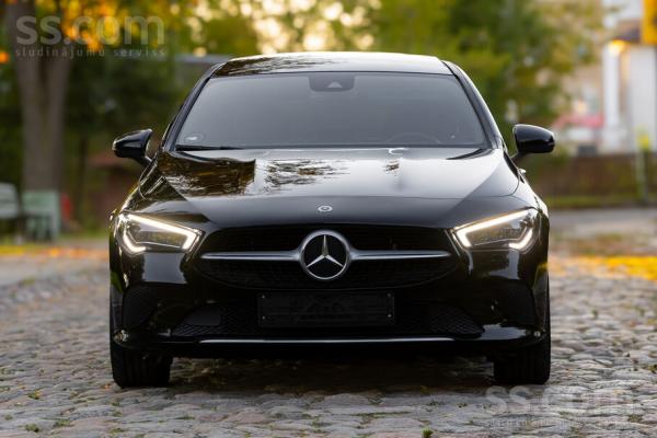 Black Mercedes-Benz CLA 250 2021 in Riga, with an engine capacity of 1.40 L and mileage of 258 thousand km for 18900 €, photo 5 on AUTOMOTO.COM.LV