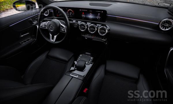 Black Mercedes-Benz CLA 250 2021 in Riga, with an engine capacity of 1.40 L and mileage of 258 thousand km for 18900 €, photo 10 on AUTOMOTO.COM.LV