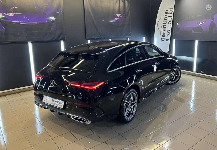 Black Mercedes-Benz CLA 250 2025 in Vilnius, with an engine capacity of 1.30 L and mileage of 14 thousand km for 32250 €, photo 3 on AUTOMOTO.COM.LV