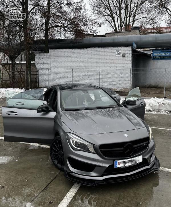 Grey Mercedes-Benz CLA 250 2014 in Vilnius, with an engine capacity of 2.00 L and mileage of 151 thousand km for 13350 €, photo 10 on AUTOMOTO.COM.LV