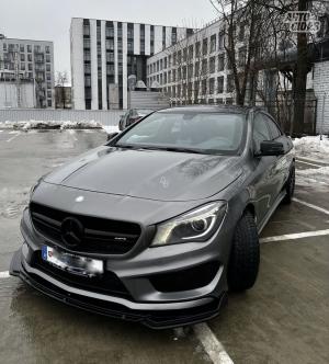 Grey Mercedes-Benz CLA 250 2014 in Vilnius, with an engine capacity of 2.00 L and mileage of 151 thousand km for 13350 €, photo 3 on AUTOMOTO.COM.LV