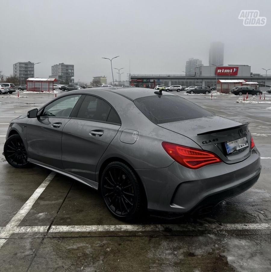 Grey Mercedes-Benz CLA 250 2014 in Vilnius, with an engine capacity of 2.00 L and mileage of 151 thousand km for 13350 €, photo 5 on AUTOMOTO.COM.LV