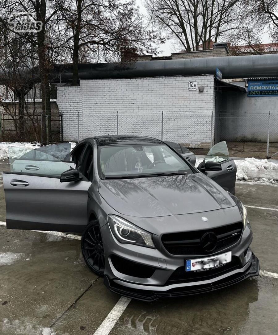 Grey Mercedes-Benz CLA 250 2014 in Vilnius, with an engine capacity of 2.00 L and mileage of 151 thousand km for 13350 €, photo 10 on AUTOMOTO.COM.LV