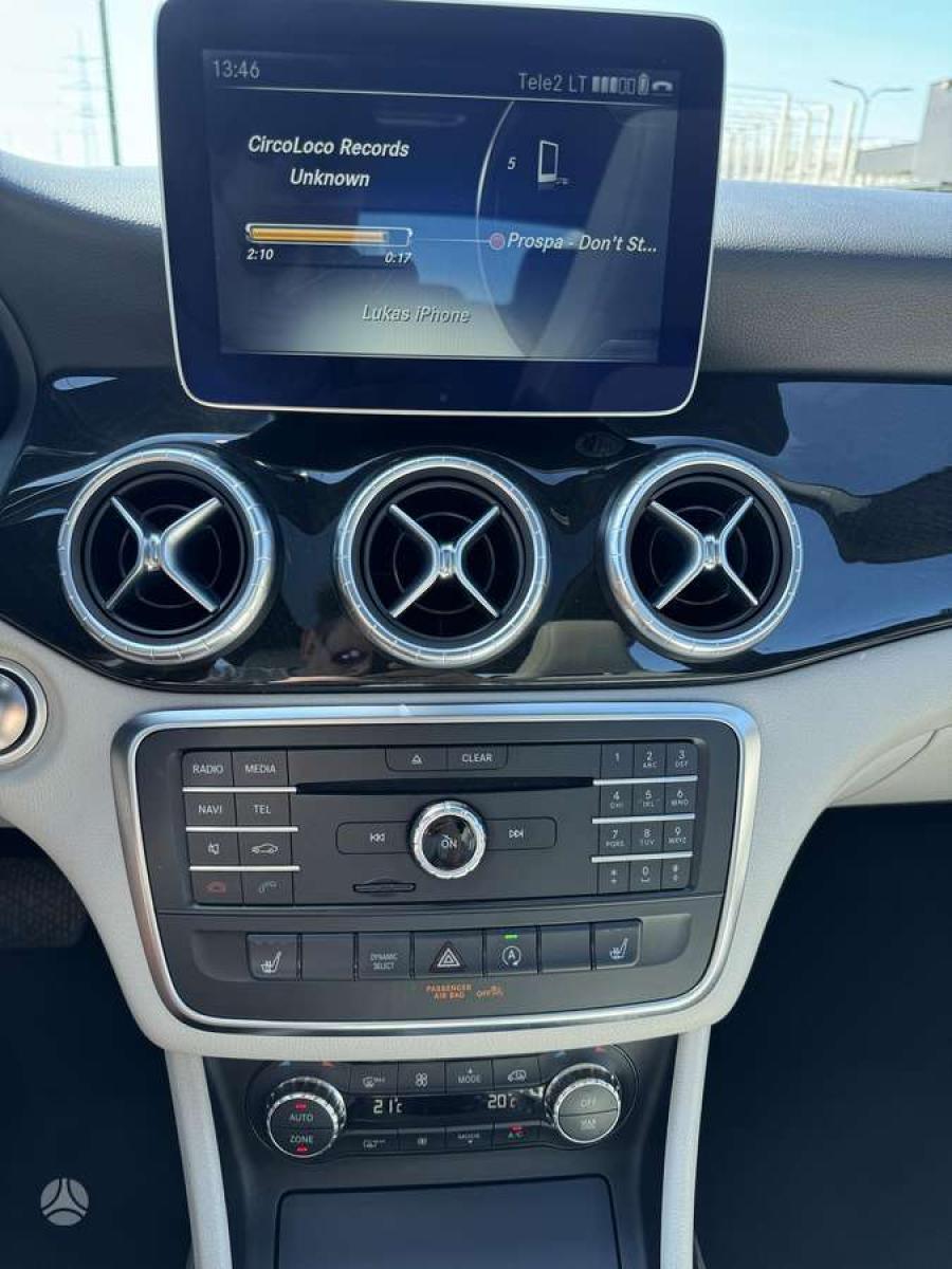 Grey Mercedes-Benz CLA 250 2016 in Kaunas, with an engine capacity of 2.00 L and mileage of 145 thousand km for 16490 €, photo 20 on AUTOMOTO.COM.LV