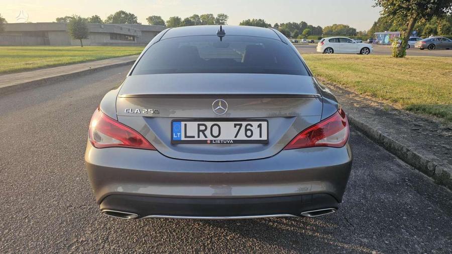 Pelēks Mercedes-Benz CLA 250 2018 Kauņa, ar dzinēja tilpumu 1.99 L un nobraukumu 145 tūkst. km par 15900 €, foto 7 vietnē AUTOMOTO.COM.LV
