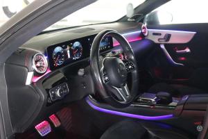 Pelēks Mercedes-Benz CLA 250 2021 Viļņa, ar dzinēja tilpumu 2.00 L un nobraukumu 108 tūkst. km par 26600 €, foto 17 vietnē AUTOMOTO.COM.LV