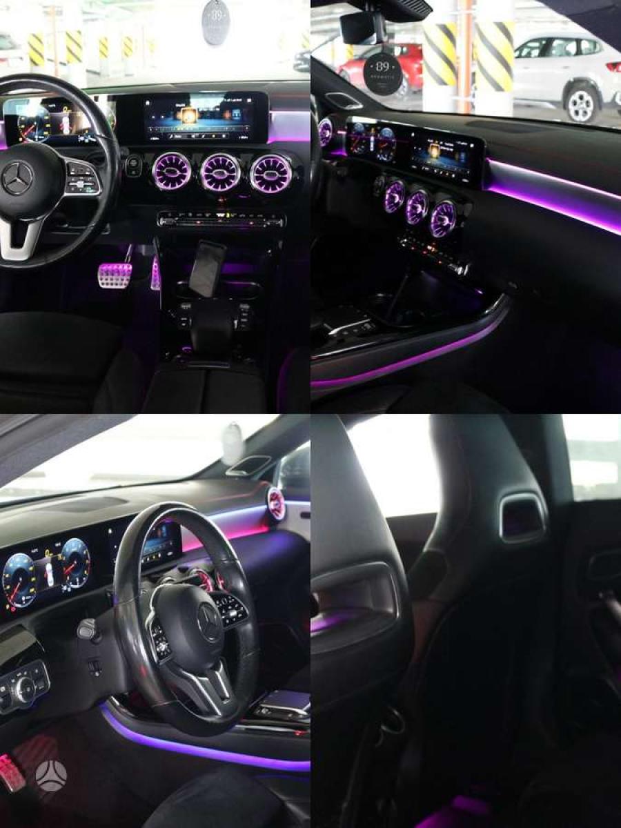 Pelēks Mercedes-Benz CLA 250 2021 Viļņa, ar dzinēja tilpumu 2.00 L un nobraukumu 108 tūkst. km par 26600 €, foto 23 vietnē AUTOMOTO.COM.LV