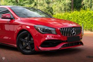 Red Mercedes-Benz CLA 250 2014 in Vilnius, with an engine capacity of 1.99 L and mileage of 193 thousand km for 17500 €, photo 3 on AUTOMOTO.COM.LV
