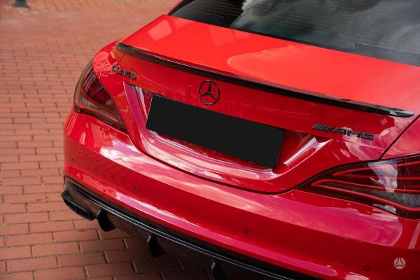 Red Mercedes-Benz CLA 250 2014 in Vilnius, with an engine capacity of 1.99 L and mileage of 193 thousand km for 17500 €, photo 6 on AUTOMOTO.COM.LV