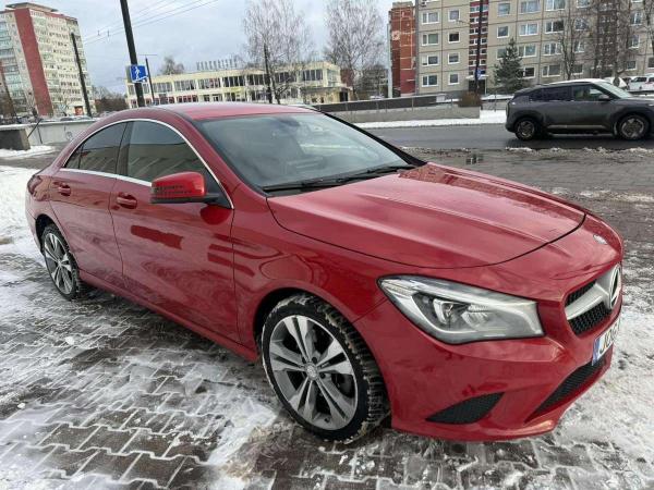Sarkans Mercedes-Benz CLA 250 2014 Viļņa, ar dzinēja tilpumu 2.00 L un nobraukumu 170 tūkst. km par 9200 €, foto 3 vietnē AUTOMOTO.COM.LV