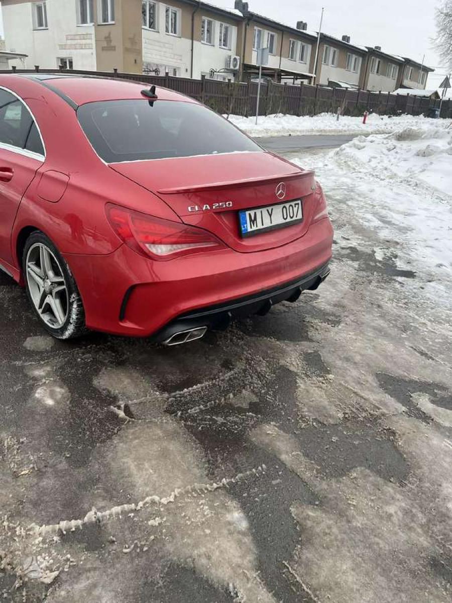 Sarkans Mercedes-Benz CLA 250 2014 Klaipėda, ar dzinēja tilpumu 2.00 L un nobraukumu 252 tūkst. km par 11500 €, foto 10 vietnē AUTOMOTO.COM.LV