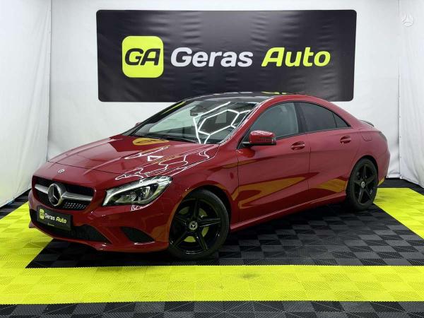 Sarkans Mercedes-Benz CLA 250 2017 Viļņa, ar dzinēja tilpumu 1.99 L un nobraukumu 62 tūkst. km par 16700 €, foto 1 vietnē AUTOMOTO.COM.LV
