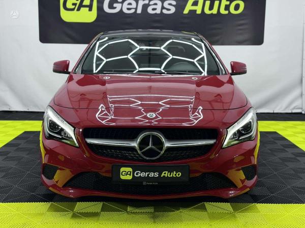 Sarkans Mercedes-Benz CLA 250 2017 Viļņa, ar dzinēja tilpumu 1.99 L un nobraukumu 62 tūkst. km par 16490 €, foto 2 vietnē AUTOMOTO.COM.LV