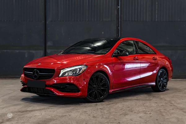 Sarkans Mercedes-Benz CLA 250 2018 Klaipėda, ar dzinēja tilpumu 1.99 L un nobraukumu 113 tūkst. km par 15500 €, foto 2 vietnē AUTOMOTO.COM.LV